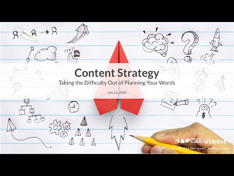 Content Strategy: Taking the Difficulty Out of Planning Your Words
