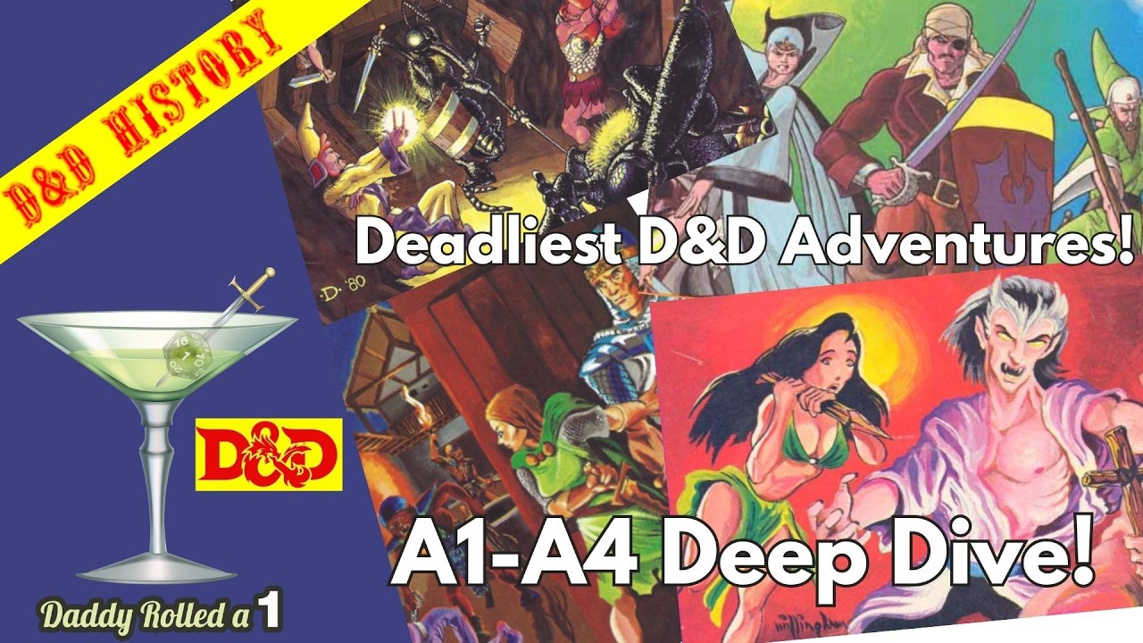 🎲🐉D&D's Most Brutal Classic Adventures? | The A-Series Deep Dive (A1–A4)