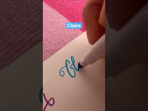Name: Claire #lettering
