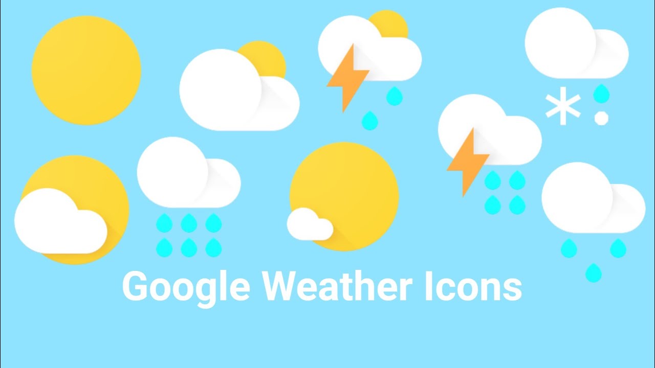 Google Weather Icons (Full Version)