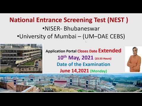 NEST | NEST Exam | NISER & CEBS, Eligibility, Application Form Date, Fees & Exam Pattern