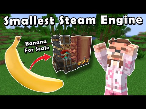 You Can't Make a Smaller Steam Engine Than This in Create