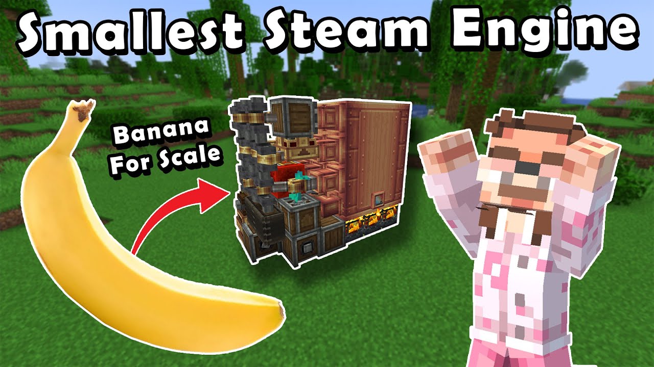 You Can't Make a Smaller Steam Engine Than This in Create