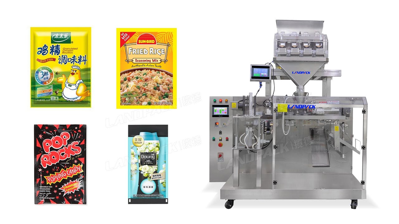 Automatic Granules Horizontal Doypack Packaging Machine With Linear Weigher
