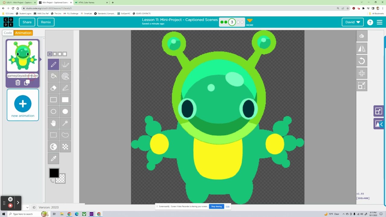 CS Discoveries Unit 3: Lesson 11 - Mini-Project - Captioned Scenes (25 - 26)