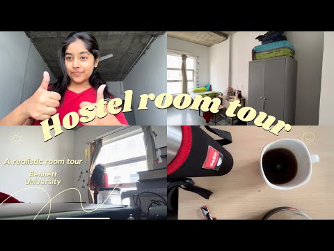 *REALISTIC* Bennett University room tour vlog | Ashna Santhosh #roomtour #bennettuniversity