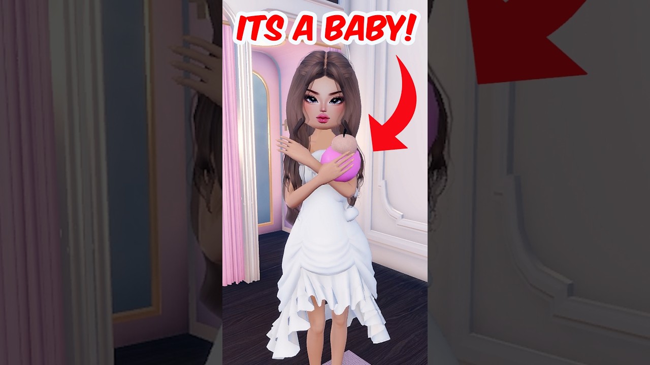 How to get a NEWBORN BABY in DRESS TO IMPRESS! #dresstoimpress #roblox #dti