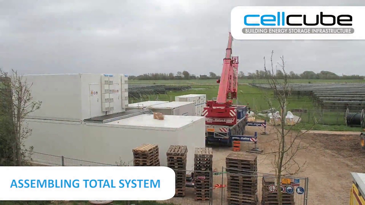 CellCube Installation and Assembly Time Lapse