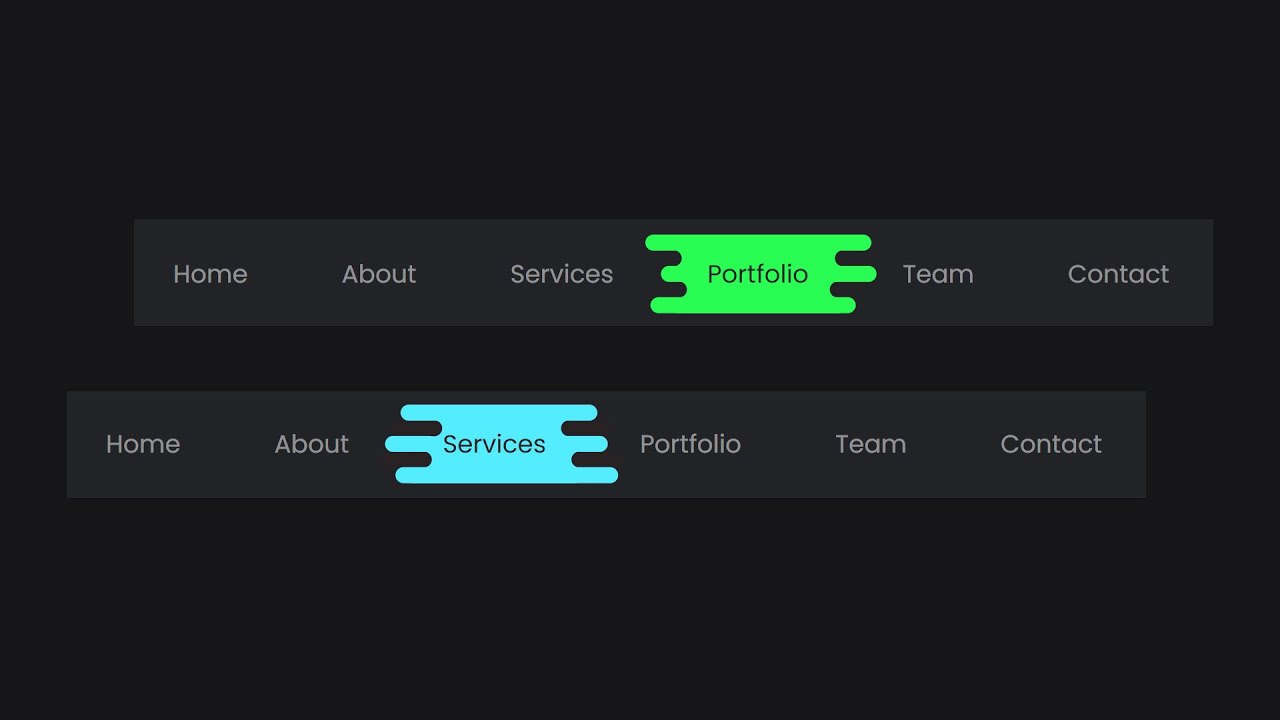 Magic Navigation Menu Indicator using CSS & Javascript