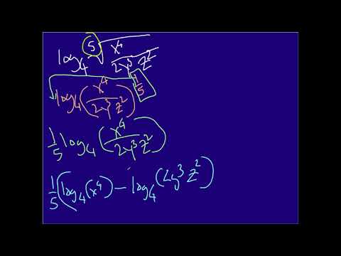 Expanding Logarithmic Expressions Video Educational Research Techniques