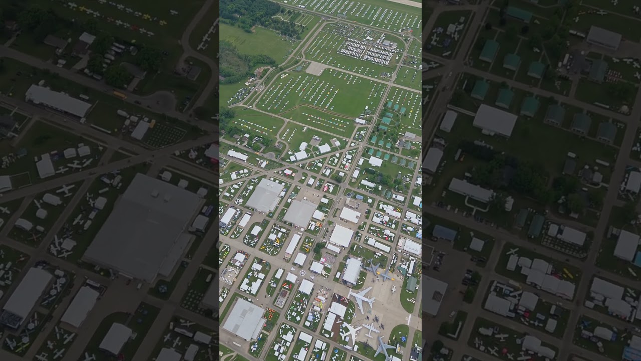 EAA AirVenture Oshkosh 2025 Aerial View!