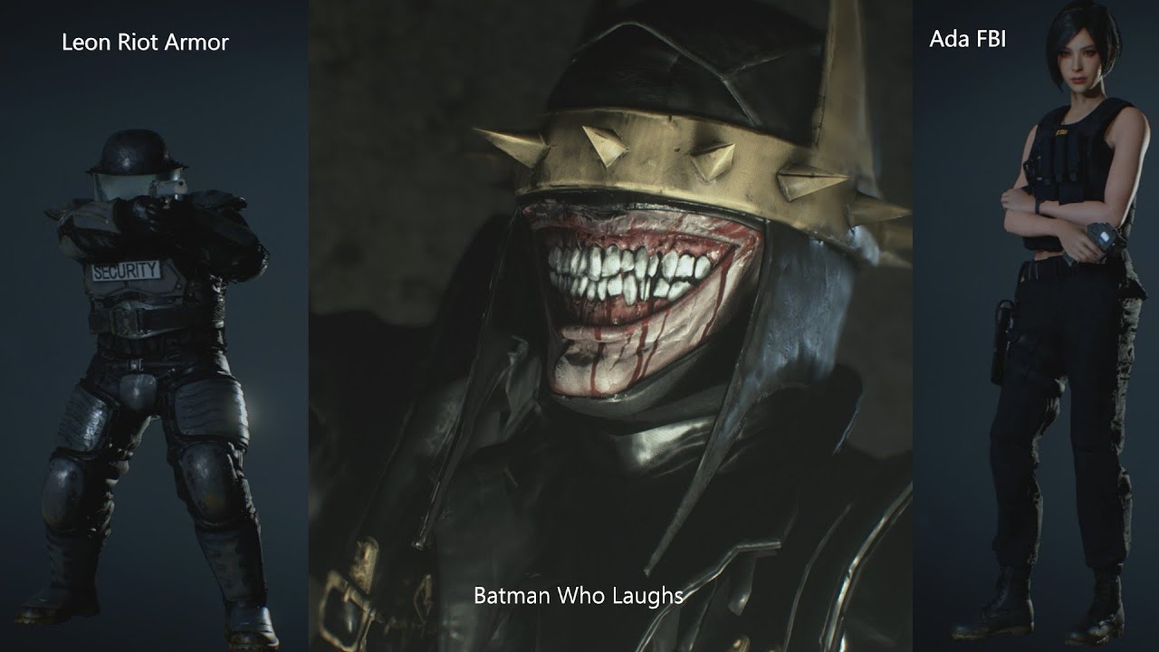 Resident Evil 2 - Leon Riot Armor. Ada FBI. Batman Who Laughs | Mod Showcase | PC Only