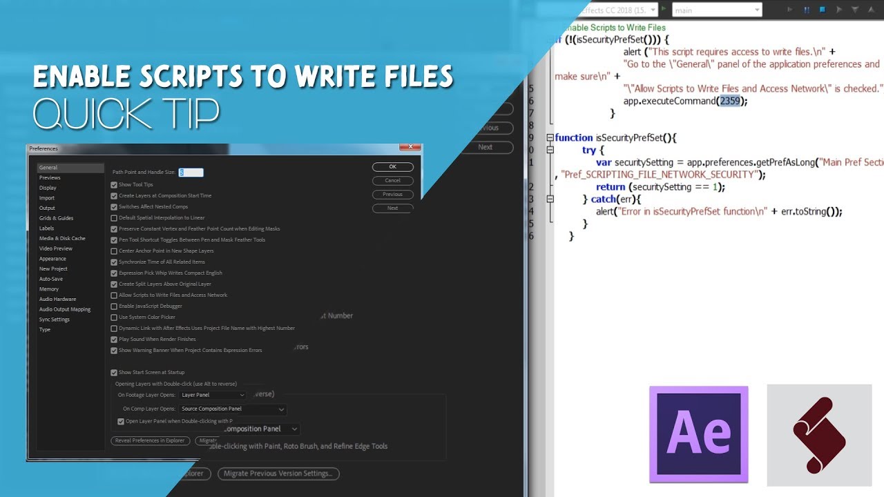 ExtendScript QuickTip - Enable Scripts to Write Files
