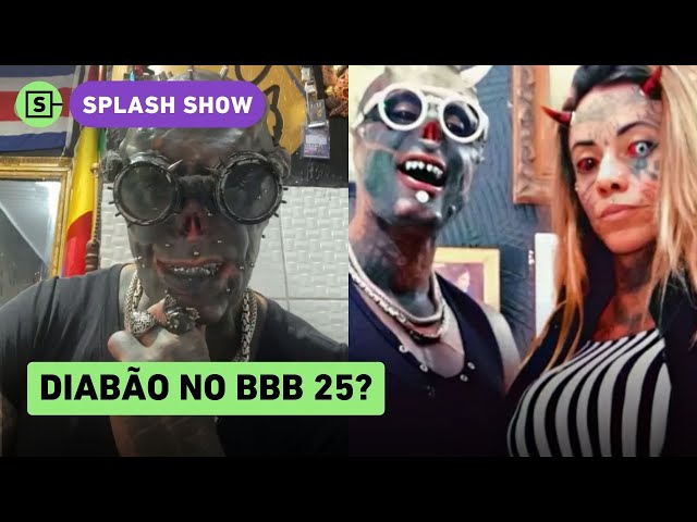 BBB 25: Diabão se inscreve para o reality com a esposa, Mulher Demônio