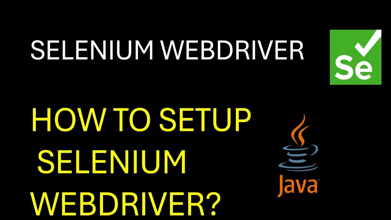 Selenium WebDriver | How to setup WebDriver in Eclipse?