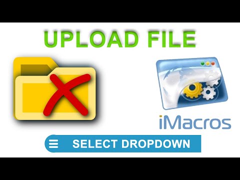 Tutorial upload foto imacros | select drop down menu iMacros