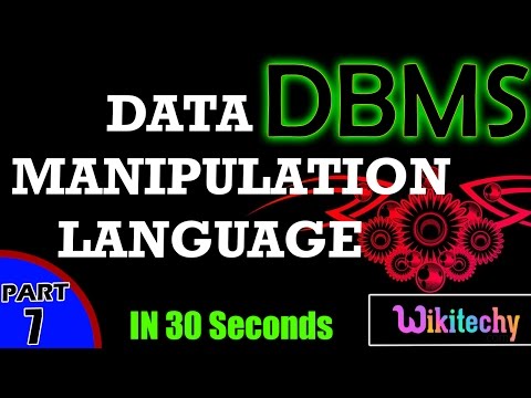 what is data manipulation language in dbms | Data manipulation language | dbms interview questions