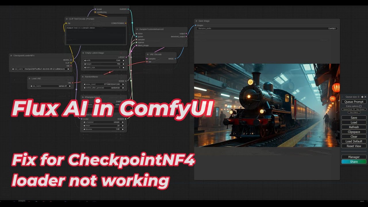 Flux AI - Fix for Checkpoint NF4 not working