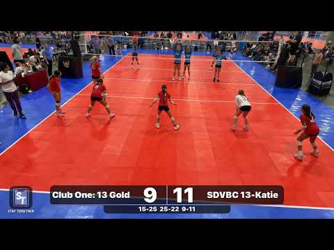 Club One: 13 Gold vs SDVBC 13-Katie