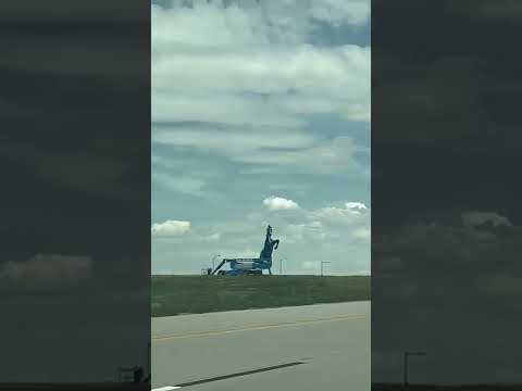 The #famous blue stallion at #denver airport!