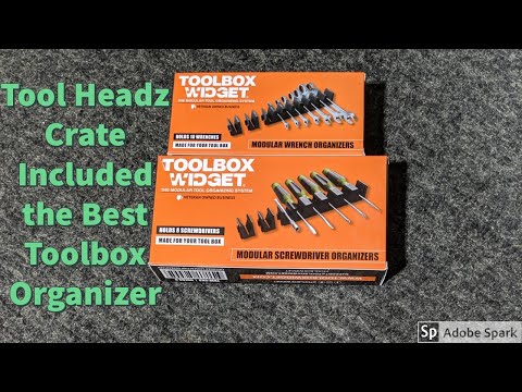 Tool Heads Crate Includes Best Toolbox Organizer
