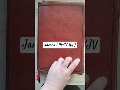 James 1:19-27 KJV | Hearers and Doers of the Word | Bible Verses of the Day #shorts