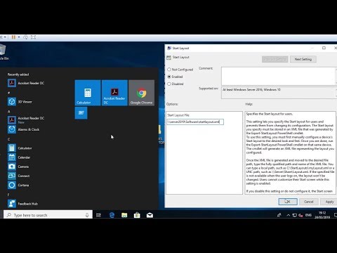 Part 8: Forcing a start menu layout - Basic Windows Server and Active Directory Admin