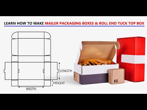 how to make mailer box template