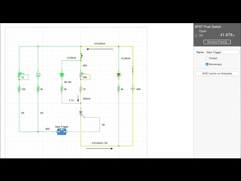 SCR PowerBLOCK Tester [Circuit Diagram] with Circuit Simulator