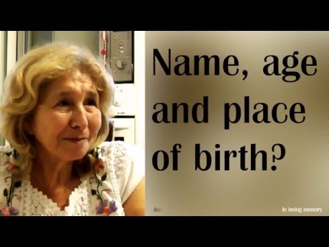 Name, age and place of birth -- Marian Knows Best