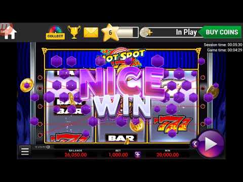 Hot Spot Blazing 7s Double Jackpot on San Manuel Casino App