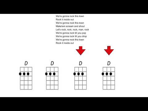 Rock this Town - Uke Play-along