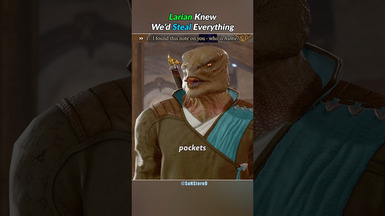 When developers know their audience #baldursgate3