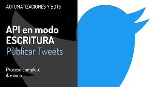 Automatizar tareas con Twitter
