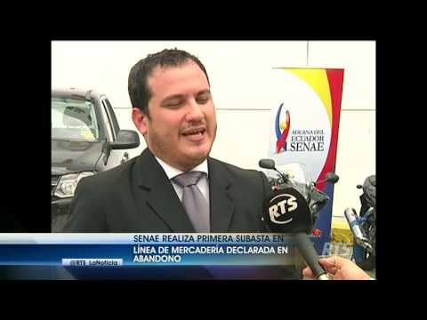 Senae realiza primera subasta en línea de mercadería declarada en abandono