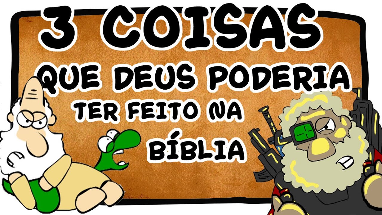 3 coisas que Deus poderia ter feito na Bíblia!!!