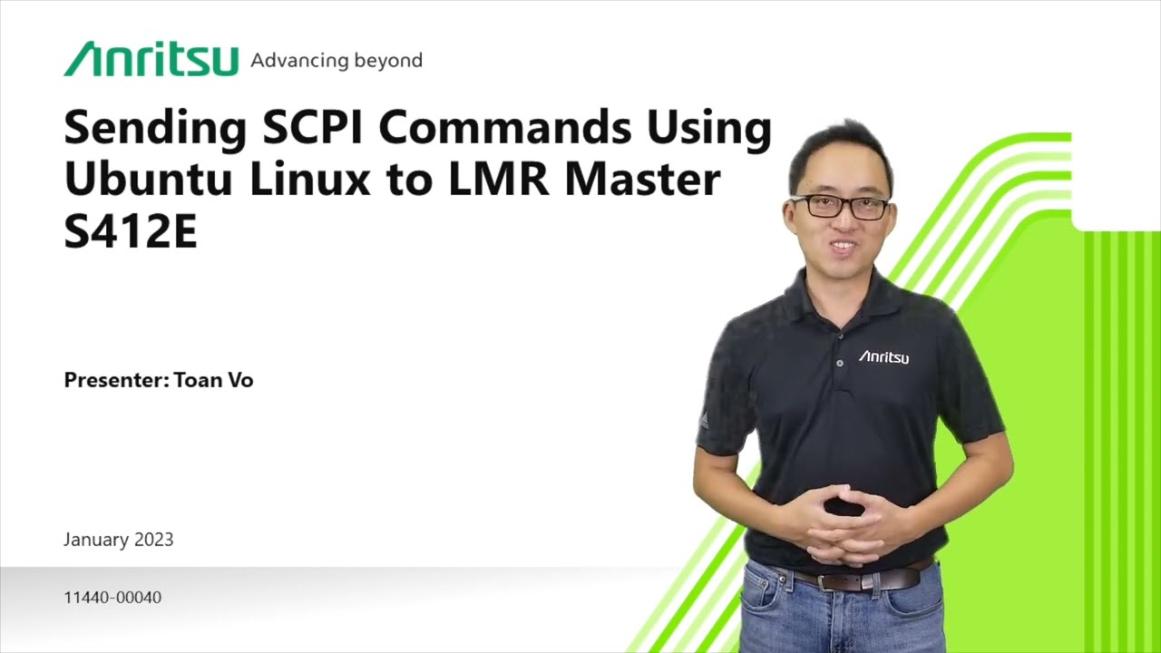 Sending SCPI Commands Using Ubuntu Linux to LMR Master S412E