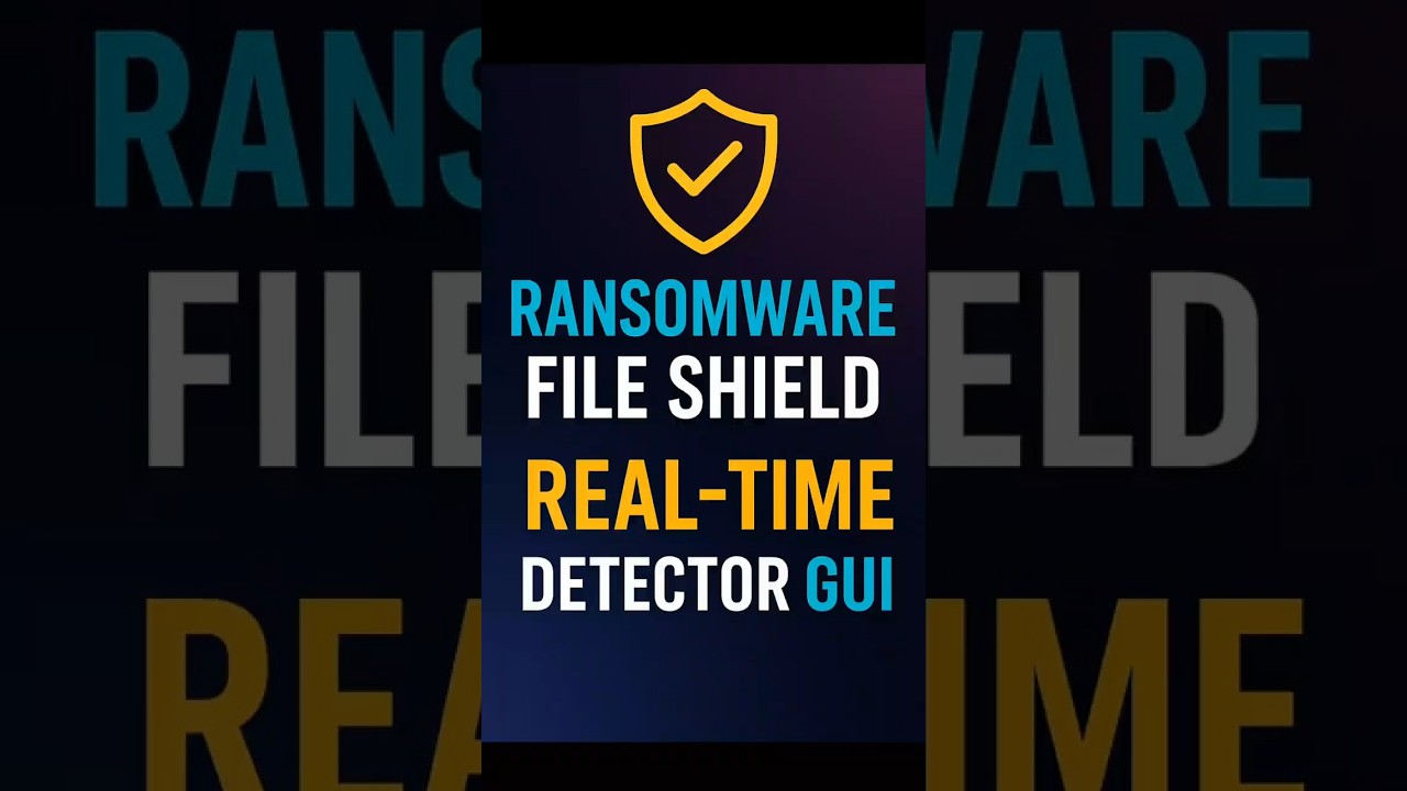 🛡️ Real-Time Ransomware Detector in Python! Alerts on .enc/.exe files. GUI + watchdog. #FuzzuTech ⚠️