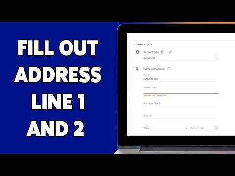 How To Fill Out Address Line 1 and 2 | Complete Address Form Correctly 2024
