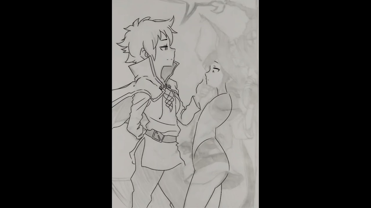konosuba #kazuma #megumin #fanart #ibispaintx #desenho