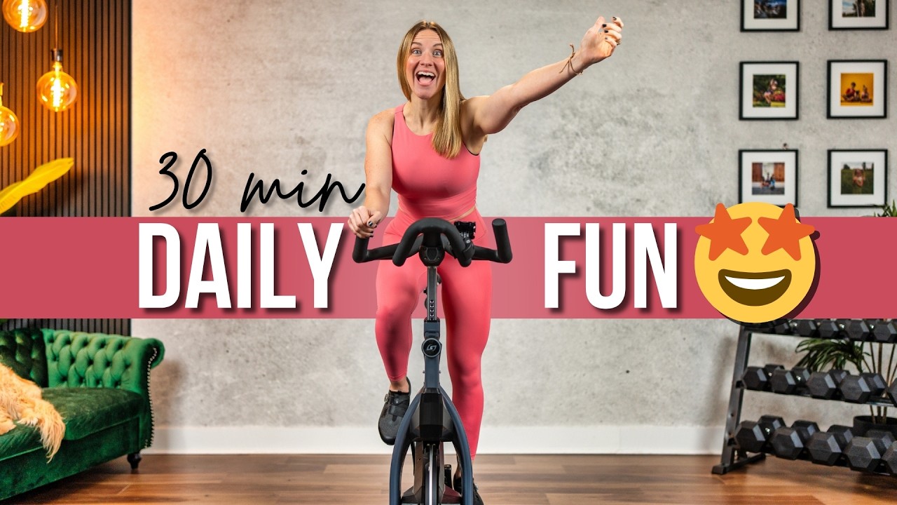 30 min  FUN Indoor Cycling Workout