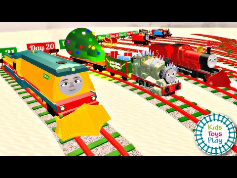 Blue Train With Friends Winter Update | Kids Toys Play Roblox