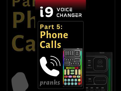 i9 Voice Changer: Phone How-To
