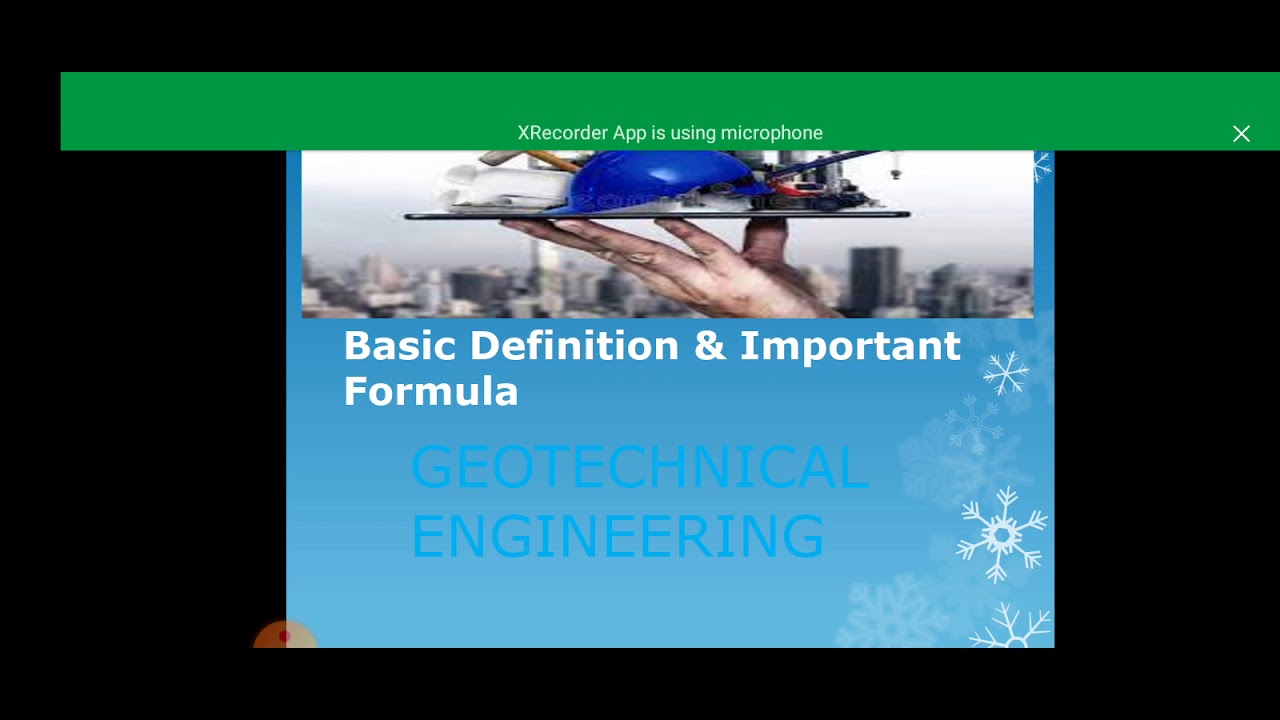 Geotechnical Engineering Basic definition || important formula in Geotechnical Engineering|| lecture