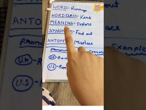 Rummage meaning | #learnenglishwords #learnenlishword #pinooslearningchannel #rummagemeaning