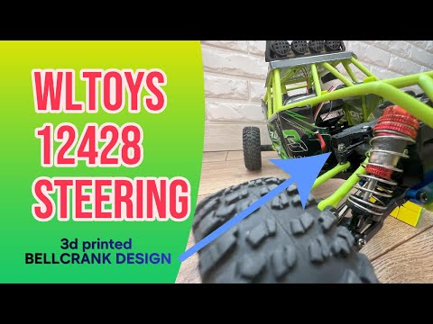 Free STL file Wltoys 12428 bellcrank steering 🚁 (3MF)・3D printing ...