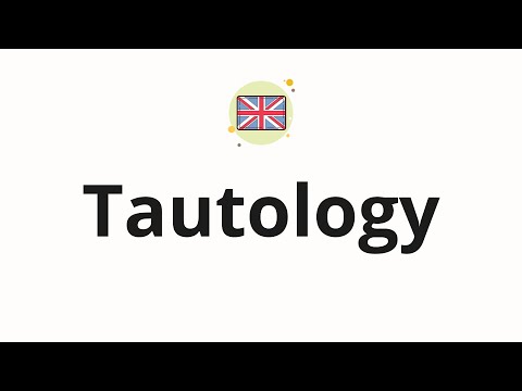 How to pronounce Tautology