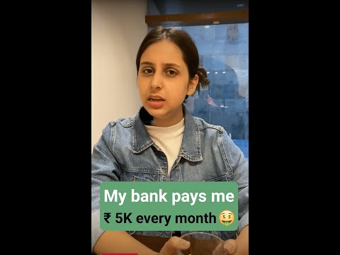 I get Rs 5,000 every month from my Bank! #unfinance #shorts