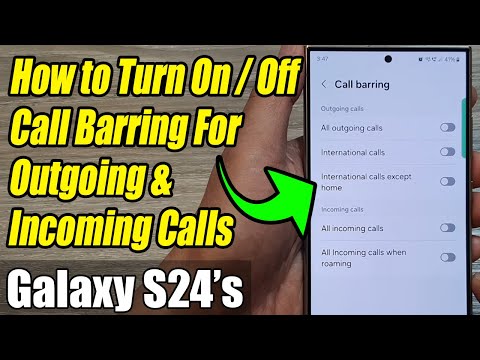 Galaxy S24/S24+/Ultra: How to Turn On/Off Call Barring For Outgoing & Incoming Calls