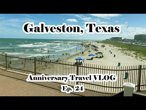 Anniversary trip to Galveston TX, Staying @ Hilton and Visiting Pleasure Pier - Travel VLOG. Ep 24